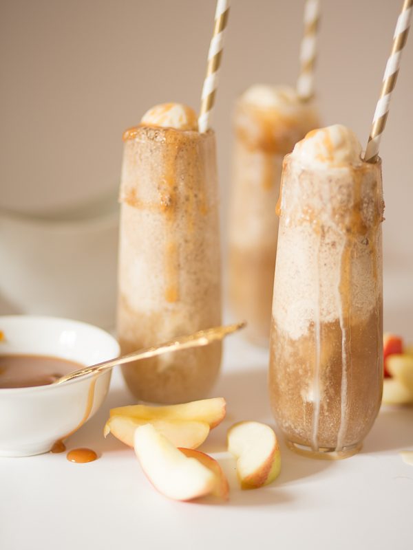 Mini Caramel Apple Floats | Just Destiny