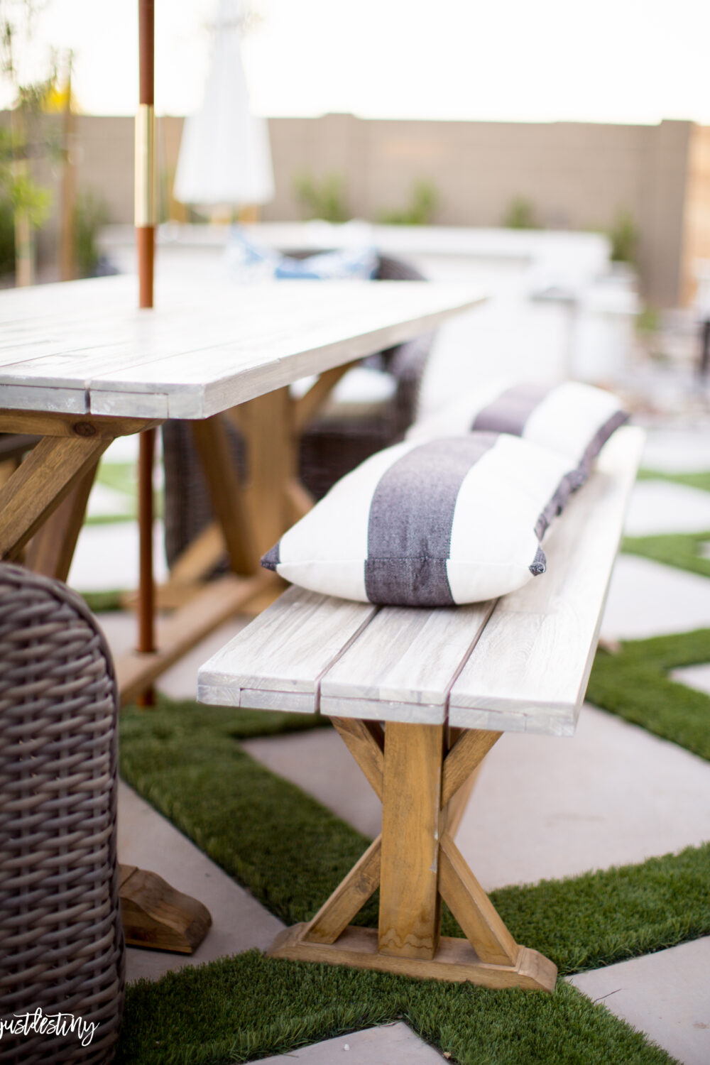 Setting an Outdoor Table