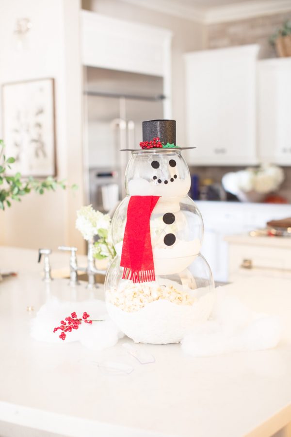 Christmas Snowman Craft for the Kitchen