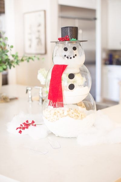 Christmas Snowman Craft for the Kitchen