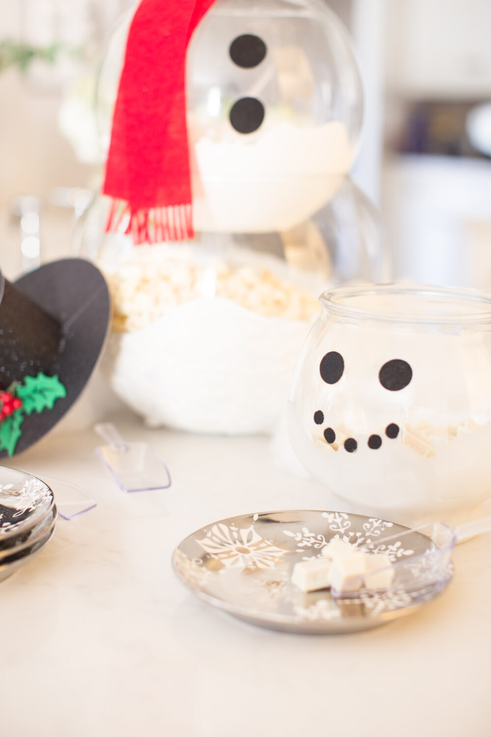 Christmas Snowman Craft for the Kitchen