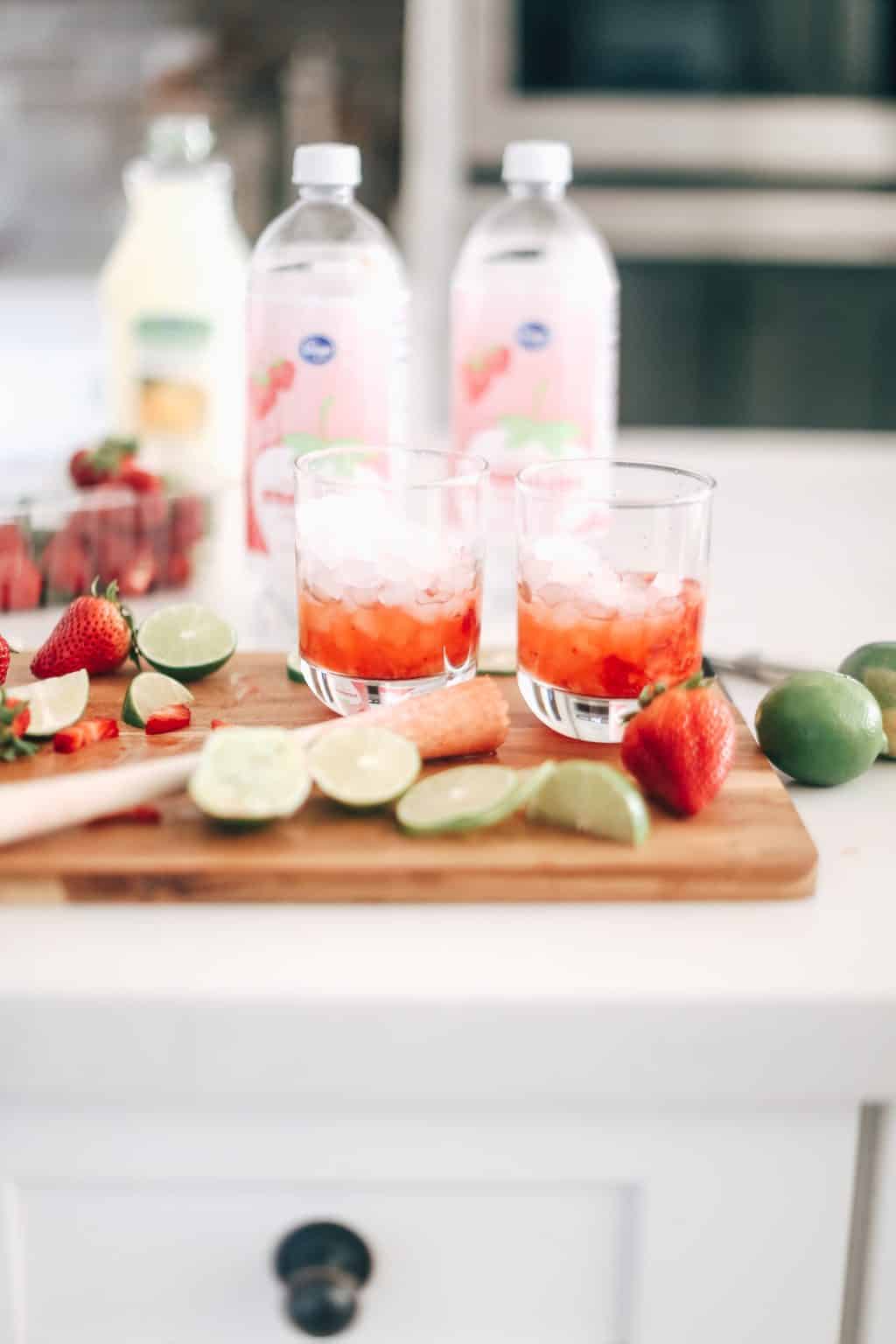 Summertime Strawberry Lemon-Limeade Mocktail
