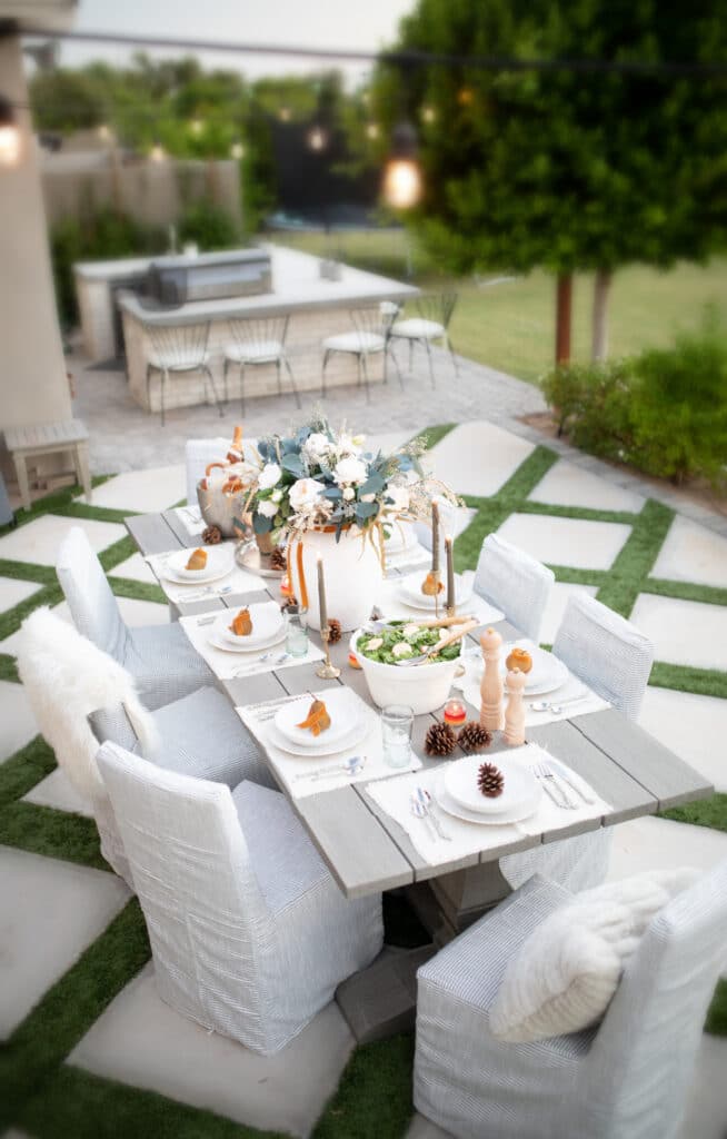 Arhaus Outdoor Dining Table: The Perfect Outdoor Fall Table Setting