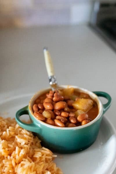 Puerto Rican Beans Habichuelas Guisadas