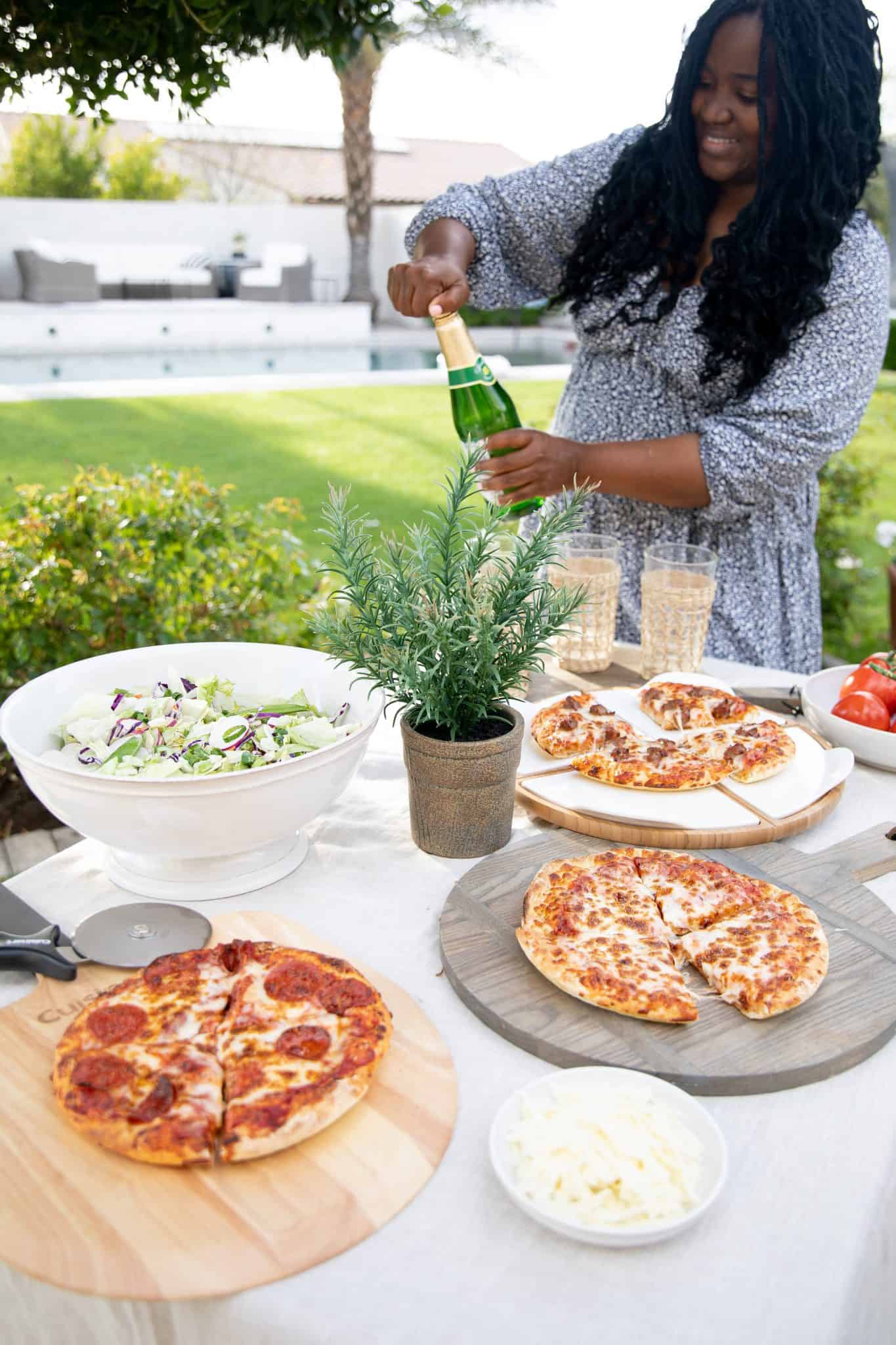 How to Plan an Outdoor DIY Pizza Night - Plus 5 Time Saving Tips