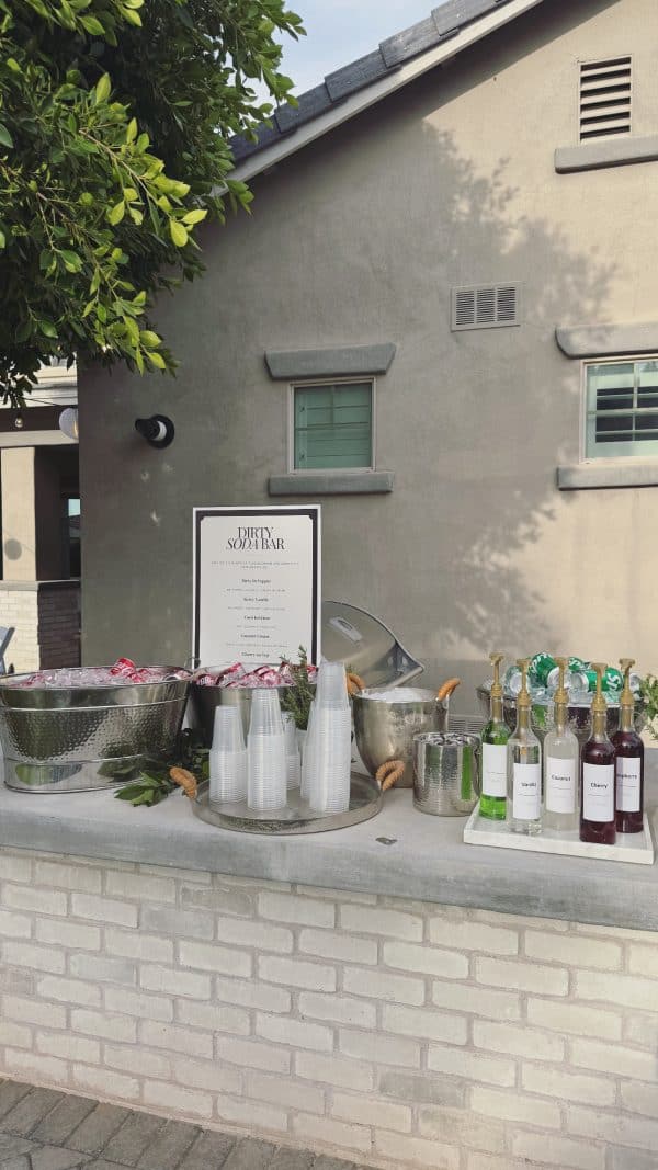 Dirty Soda Bar Setup + Printables